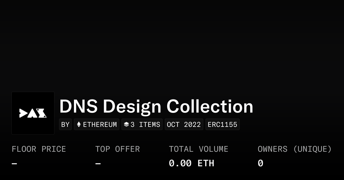 Dns Design Collection Collection Opensea