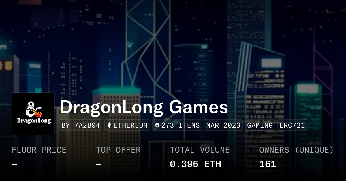 Dragonlong Games Collection Opensea