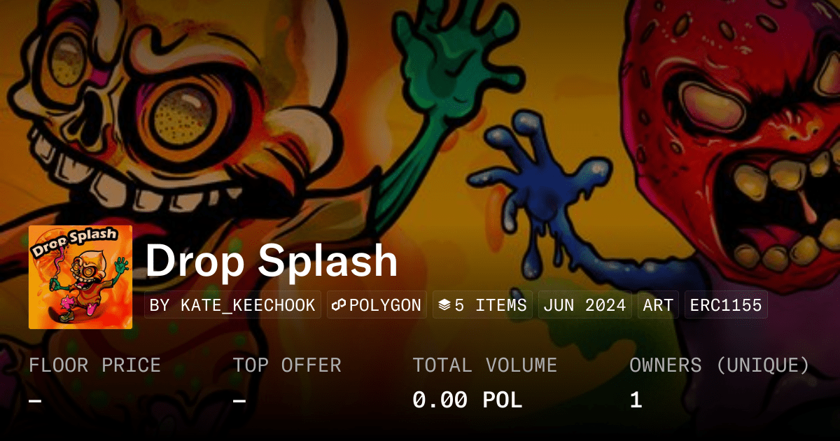 Drop Splash Collection Opensea