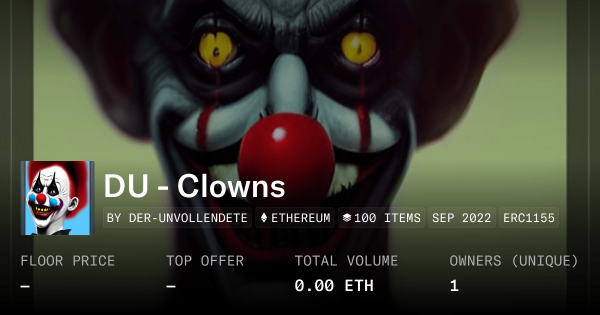 Du Clowns Collection Opensea