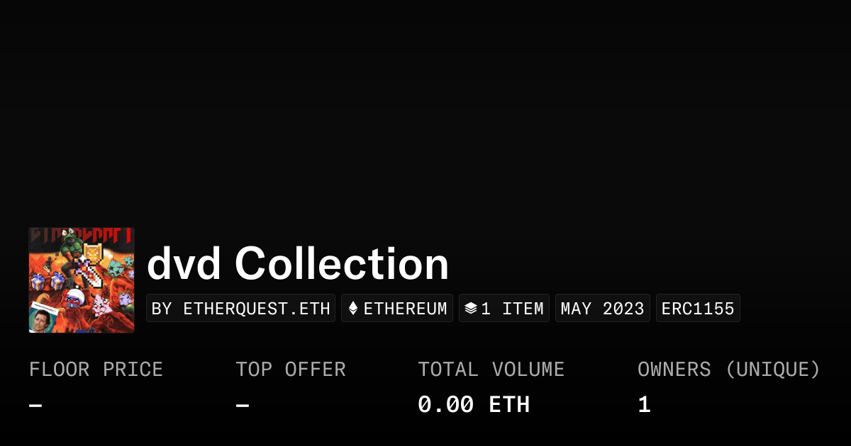 Dvd Collection Collection Opensea