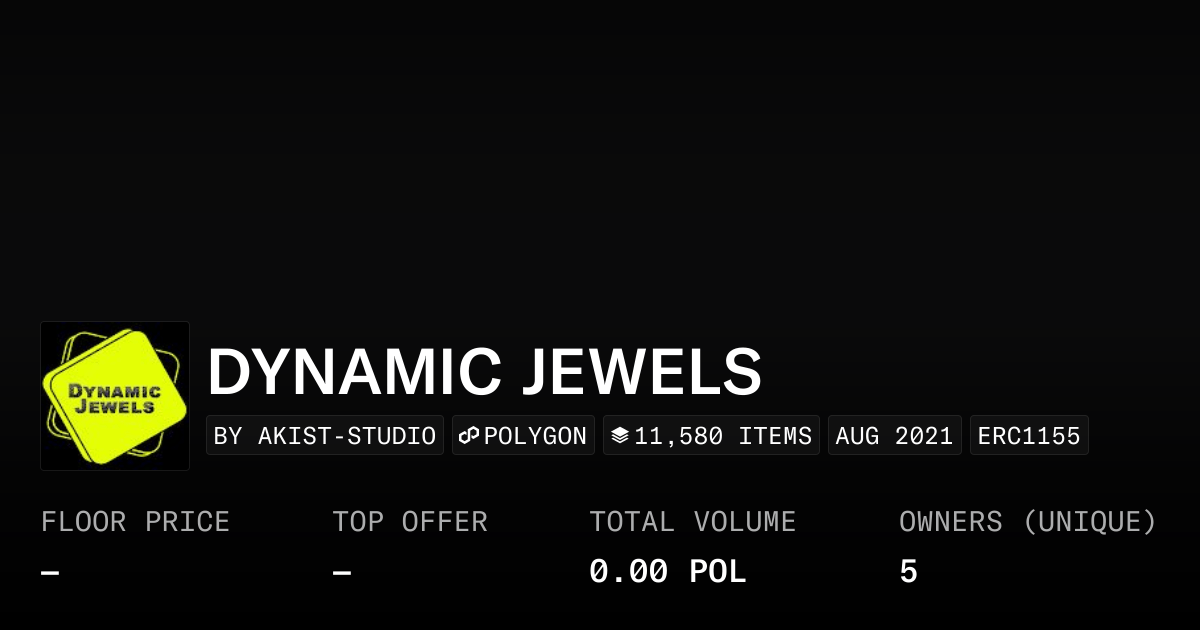 Dynamic Jewels Collection Opensea
