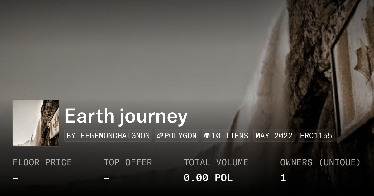 Earth Journey Collection Opensea