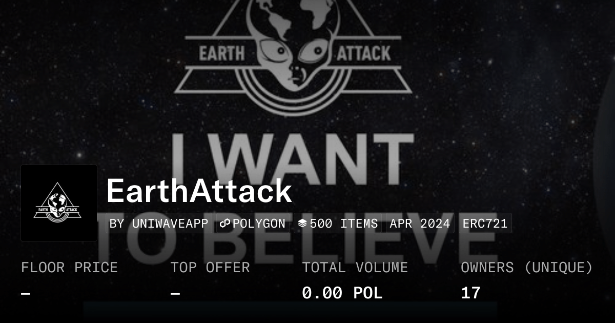 Earthattack Collection Opensea