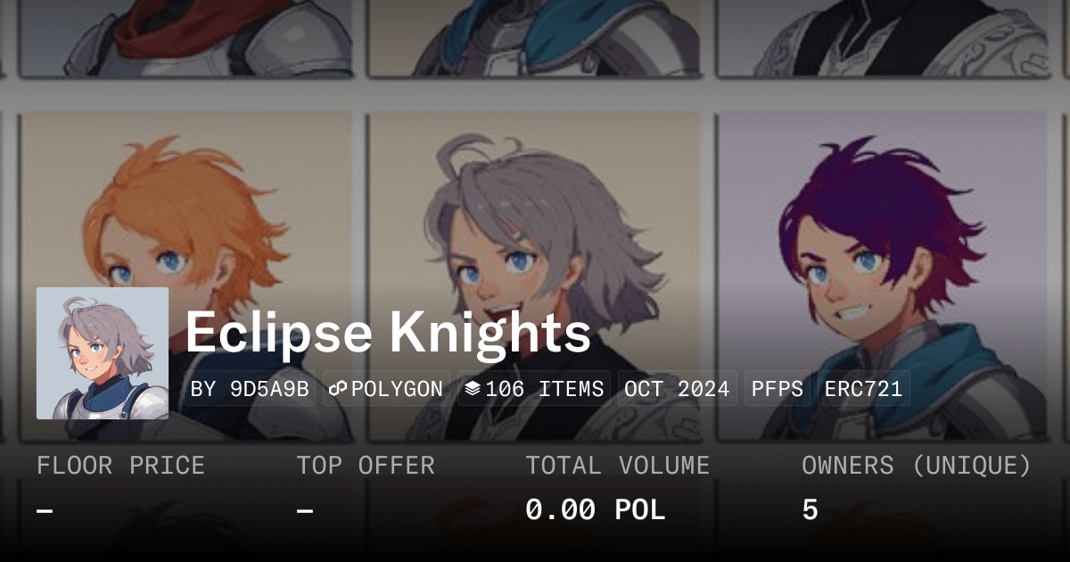 Eclipse Knights Collection Opensea