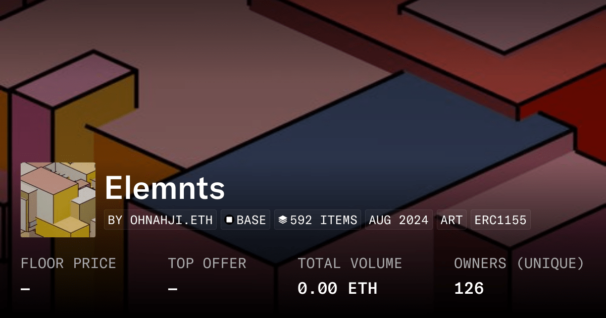 Elemnts Collection Opensea