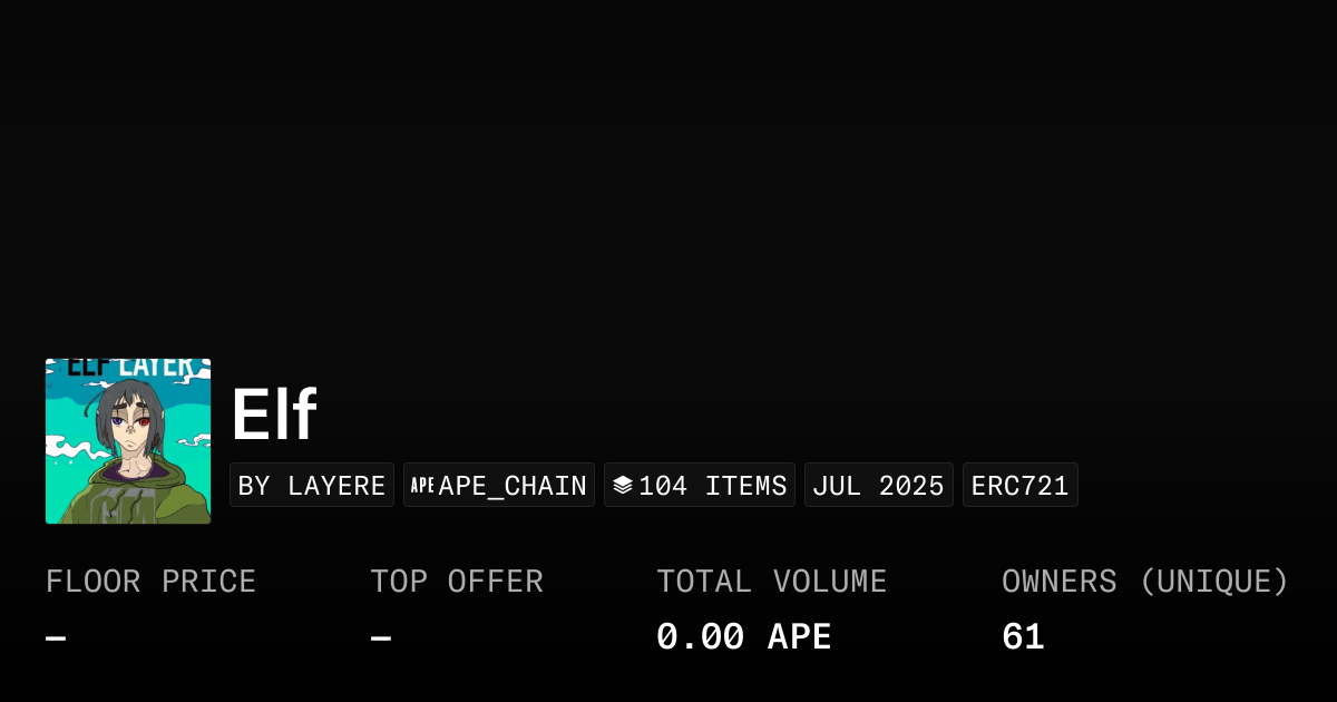 Elf Collection Opensea