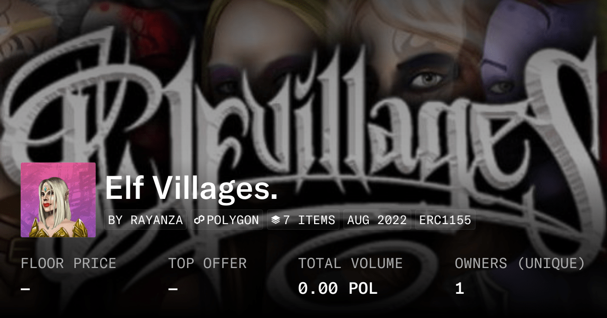 Elf Villages Collection Opensea