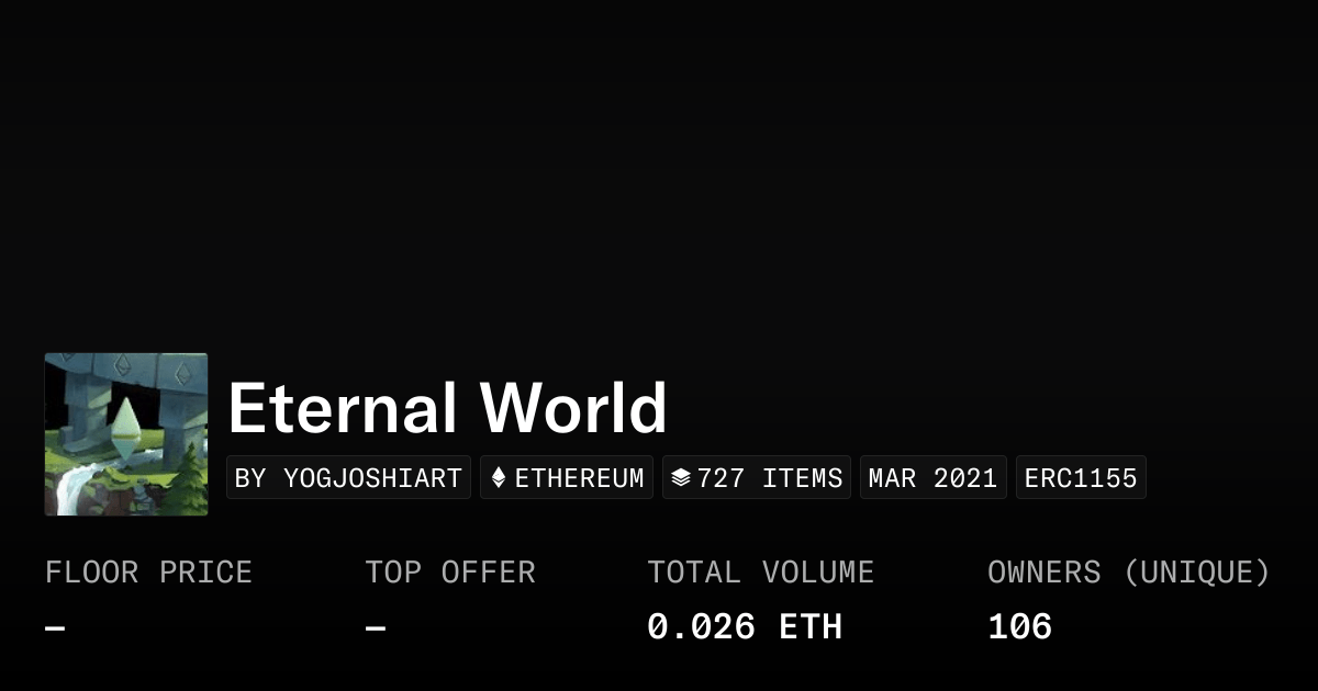 Eternal World Collection Opensea
