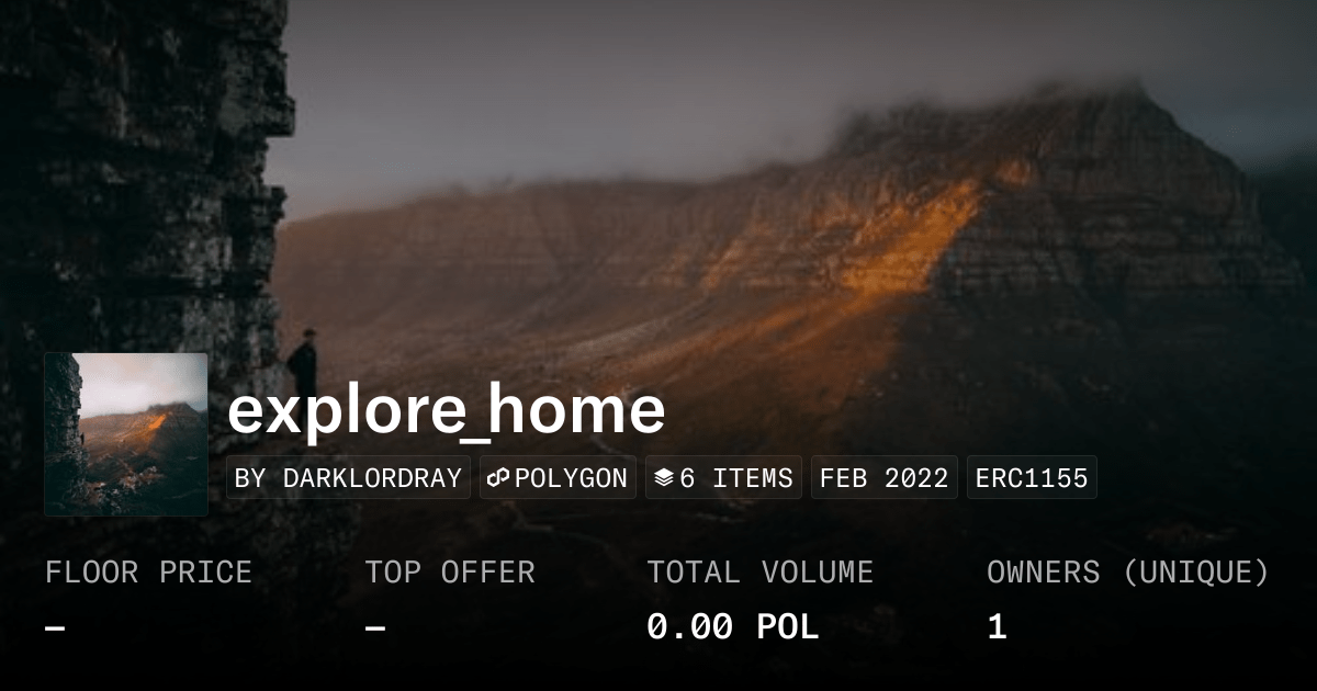 Explore Home Collection Opensea