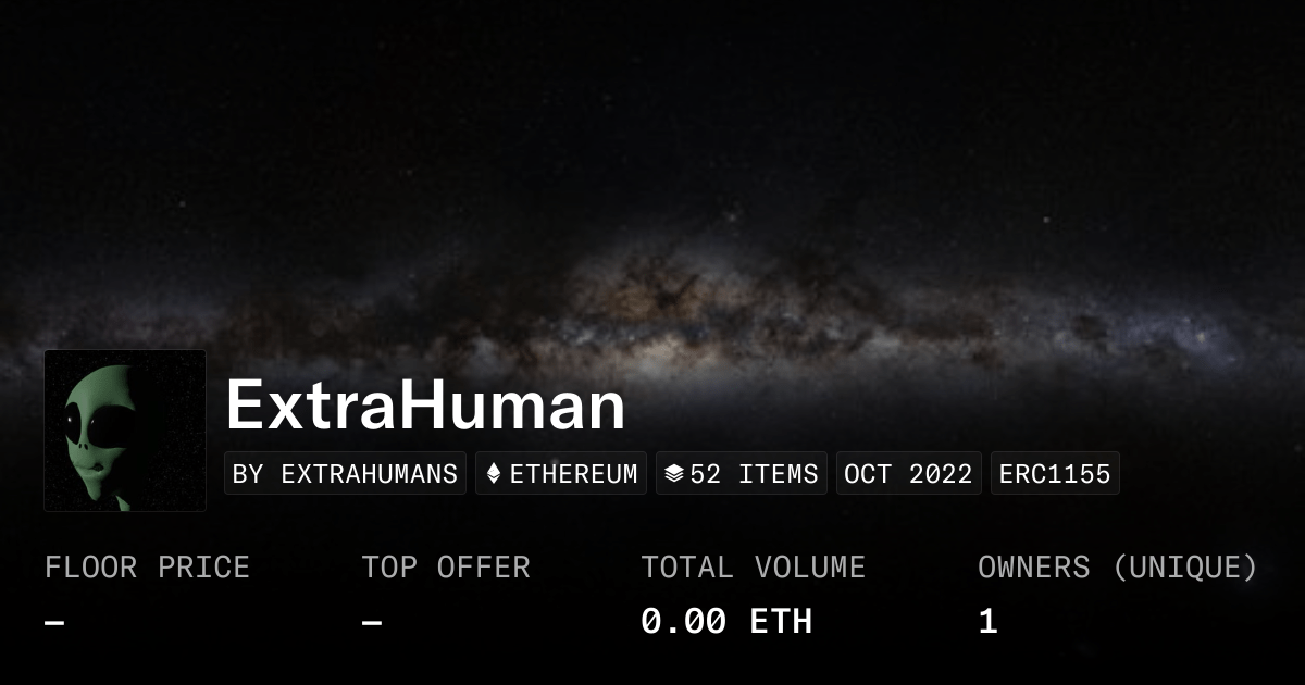 Extrahuman Collection Opensea