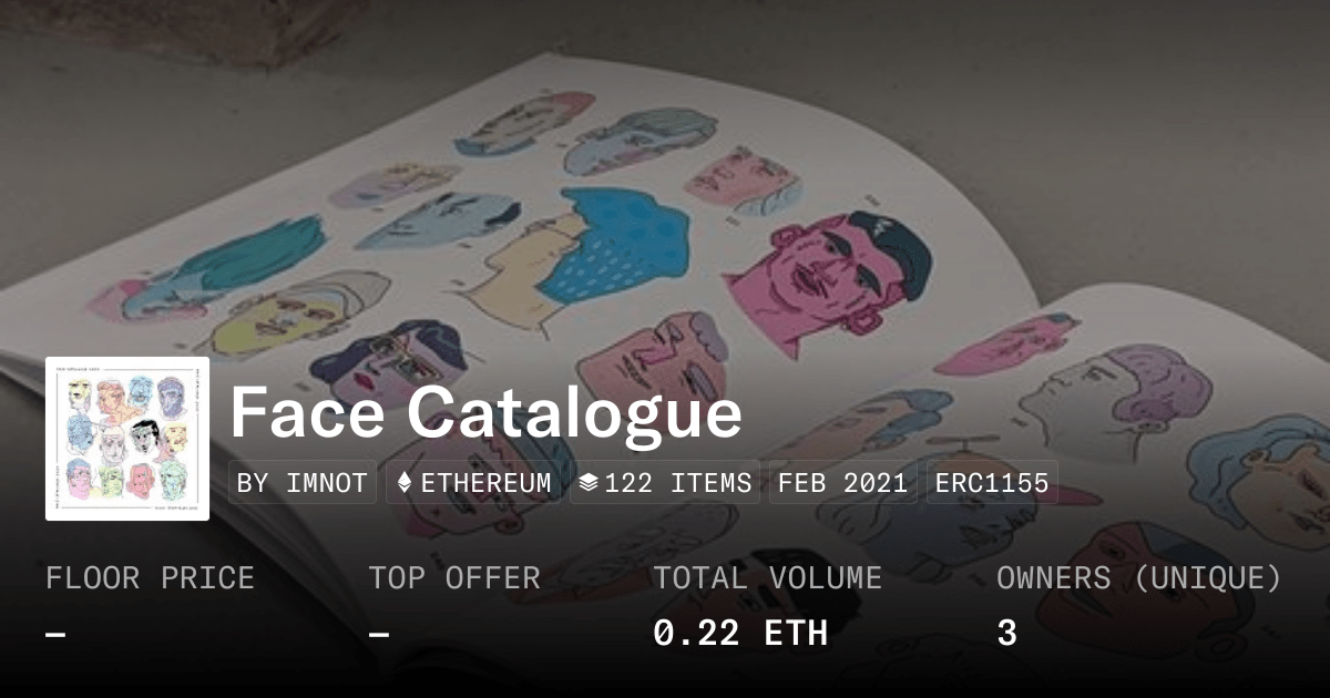 Face Catalogue Collection Opensea