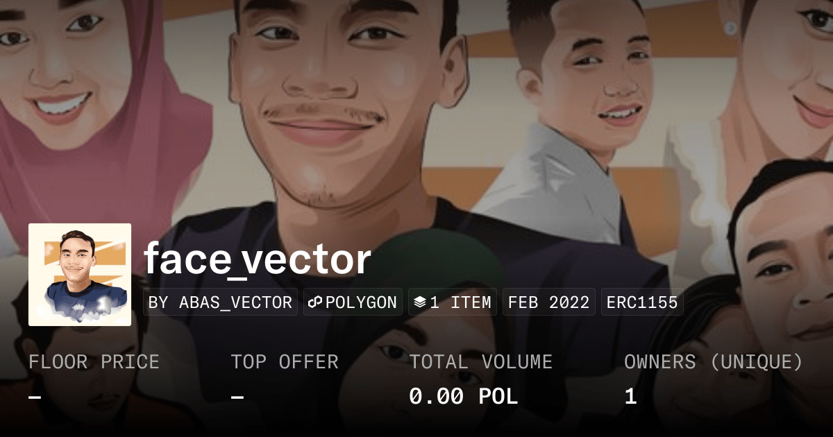 Face Vector Collection Opensea