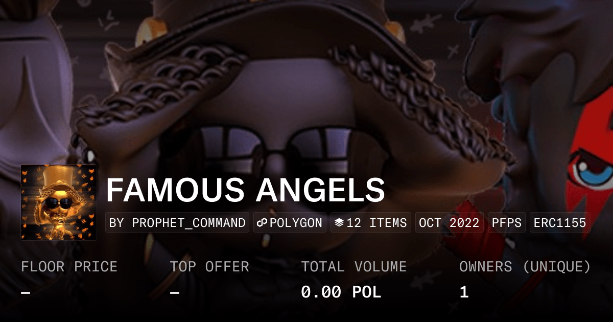 Famous Angels Collection Opensea