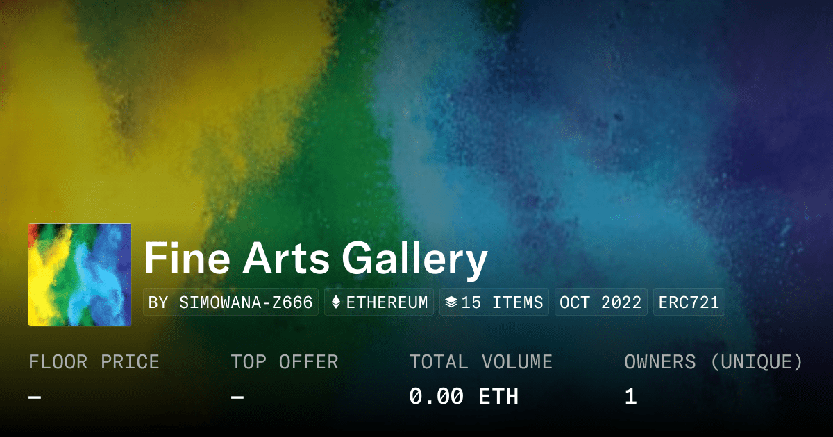 Fine Arts Gallery Collection Opensea