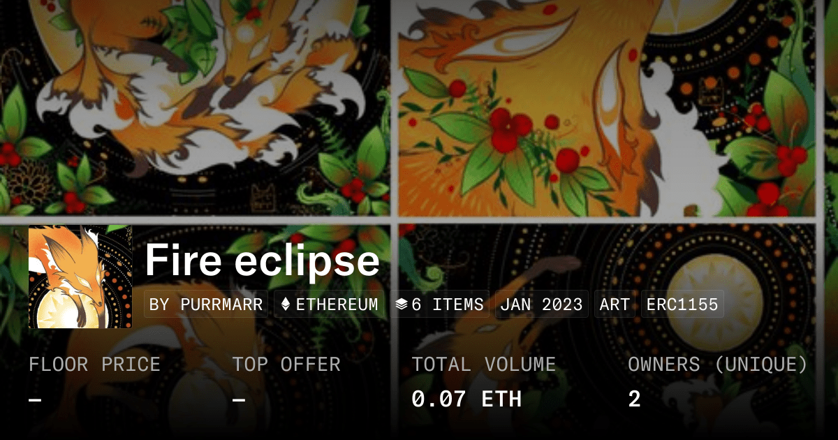 Fire Eclipse Collection Opensea