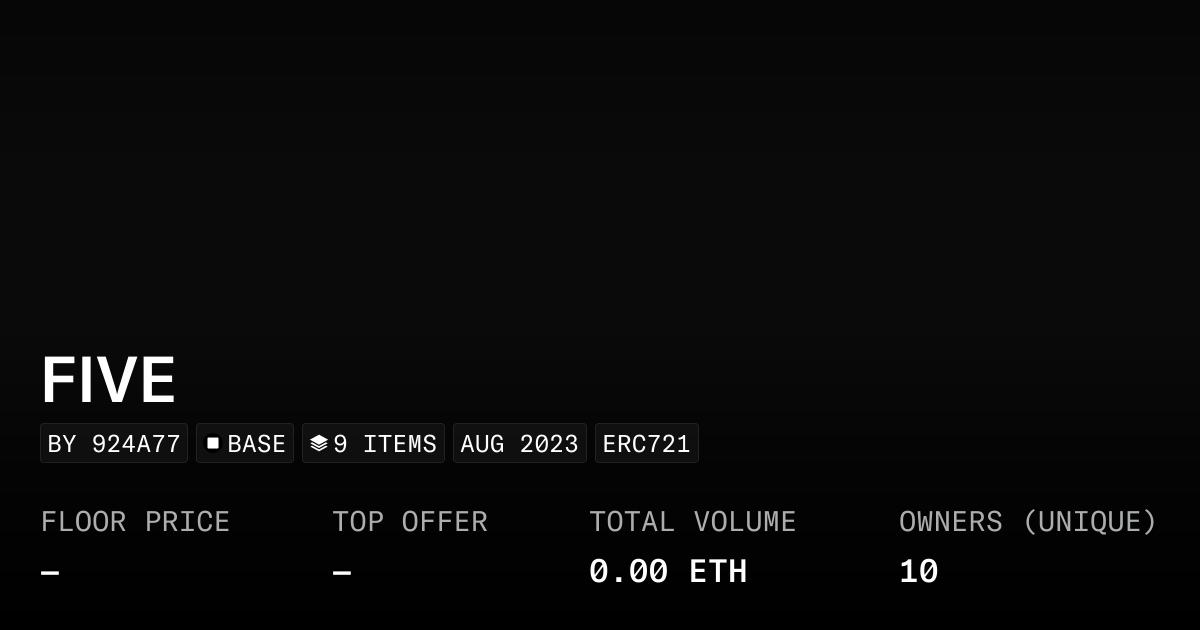 Five Collection Opensea