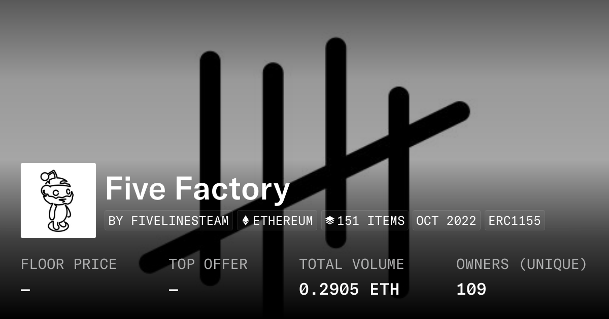 Five Factory Collection Opensea