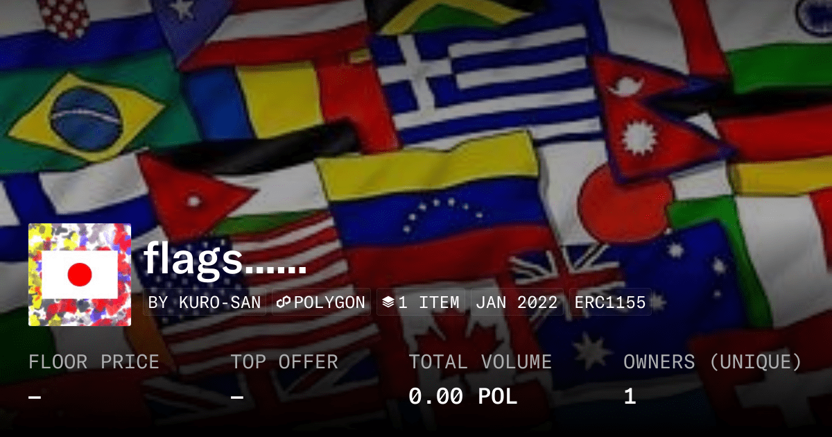 Flags Collection Opensea