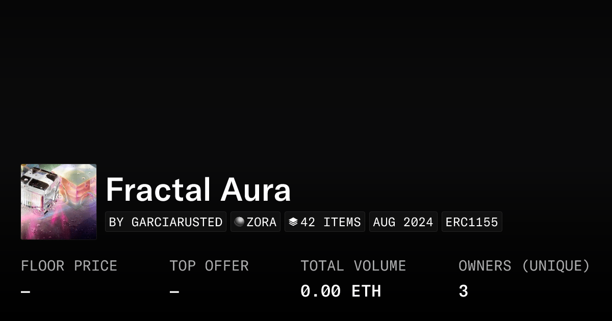 Fractal Aura Collection Opensea