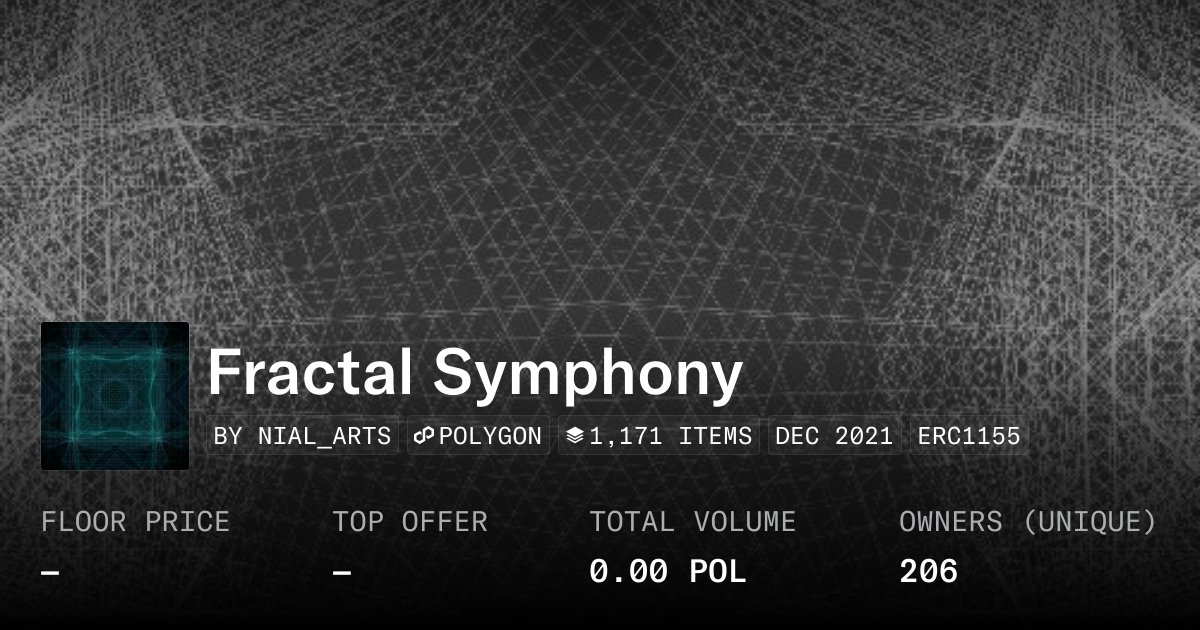 Fractal Symphony Collection Opensea