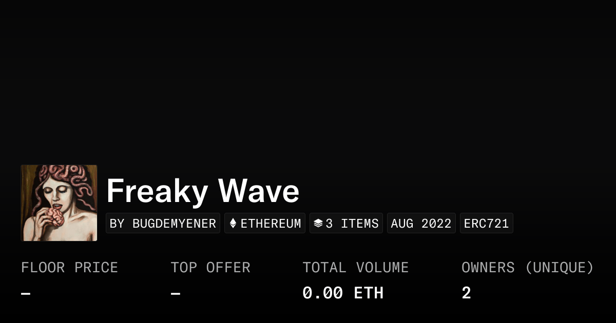 Freaky Wave Collection Opensea
