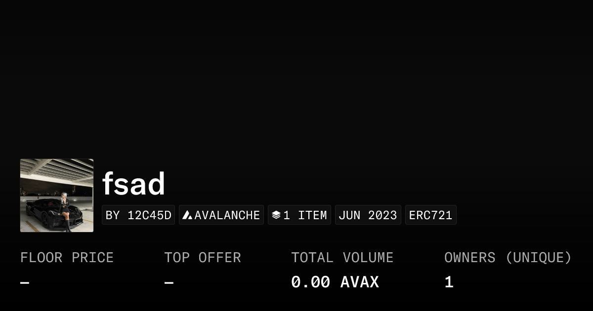 Fsad Collection Opensea