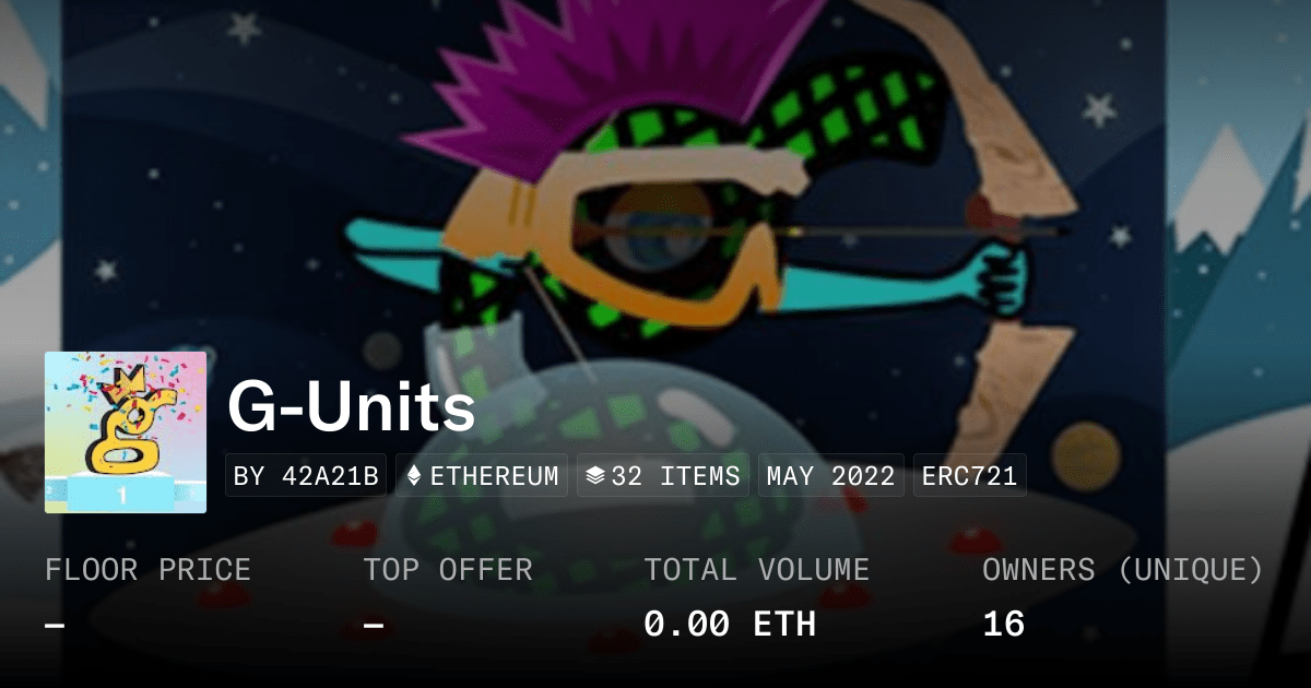 G Units Collection Opensea
