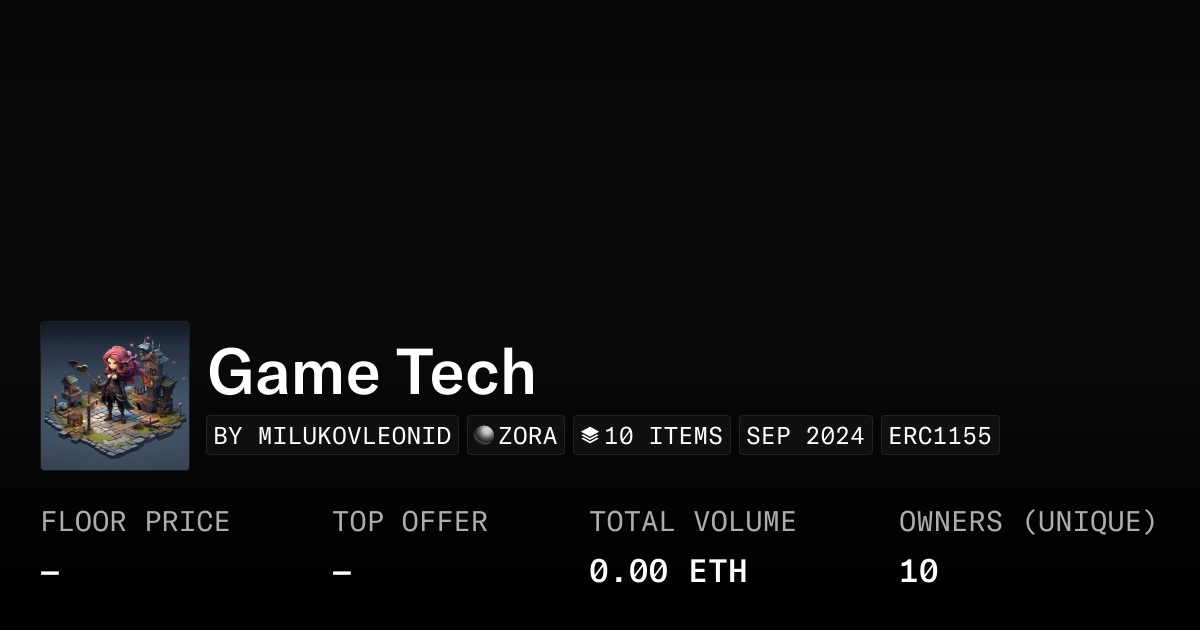 Game Tech Collection Opensea