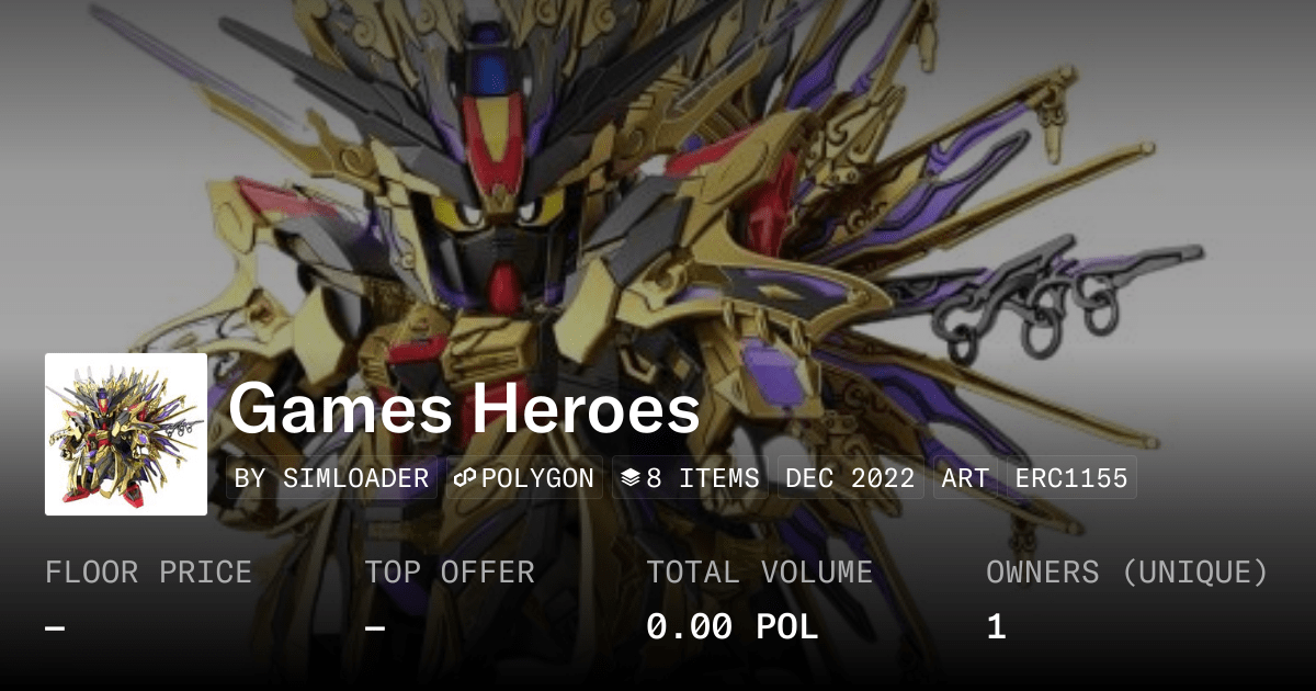 Games Heroes Collection Opensea