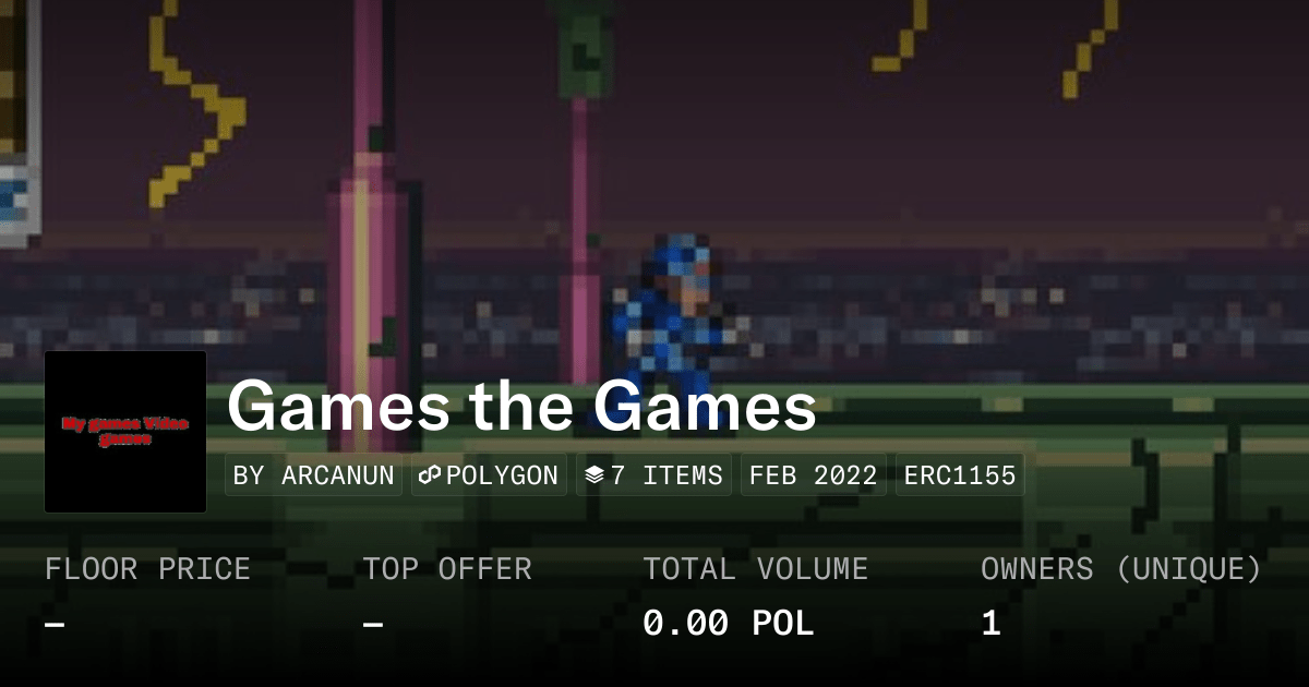 Games The Games Collection Opensea