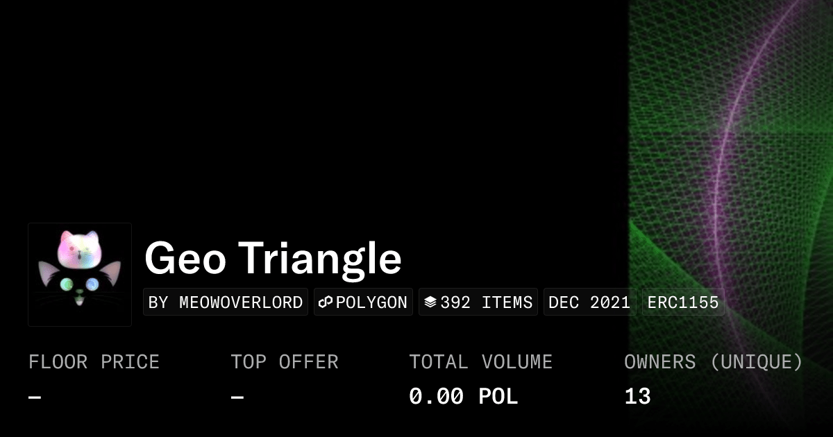 Geo Triangle Collection Opensea