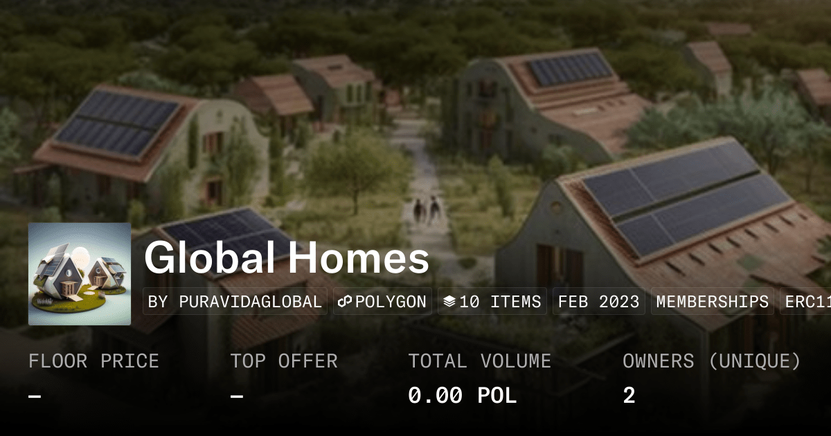 Global Homes Collection Opensea