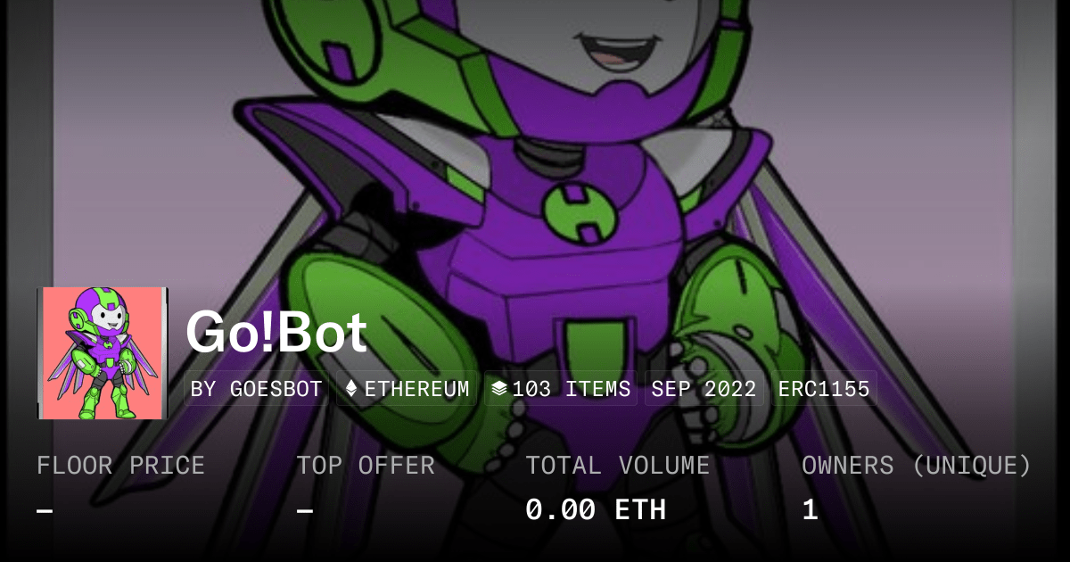 Go Bot Collection Opensea