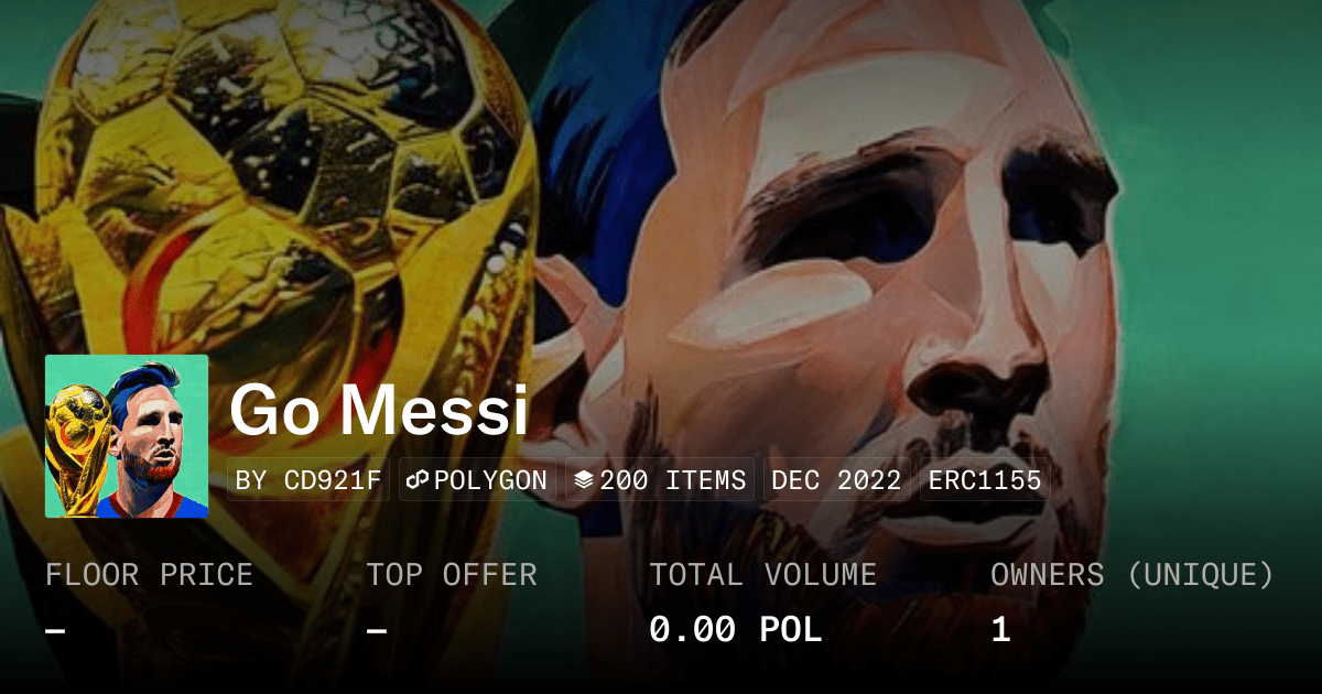 Go Messi Collection Opensea
