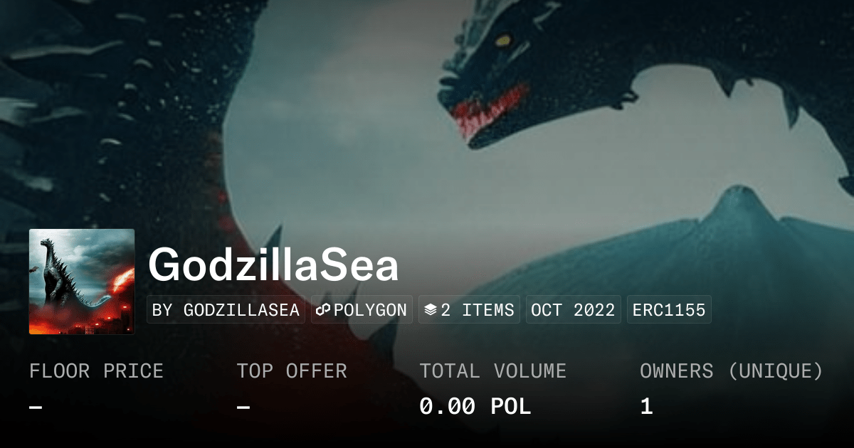 Godzillasea Collection Opensea
