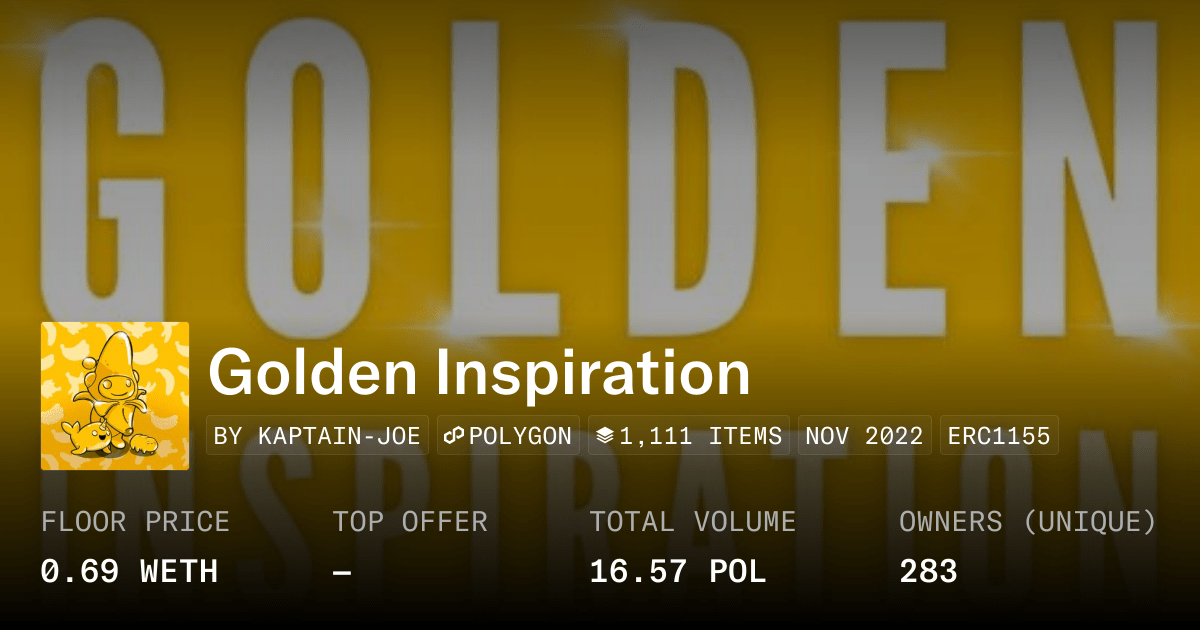 Golden Inspiration Collection Opensea
