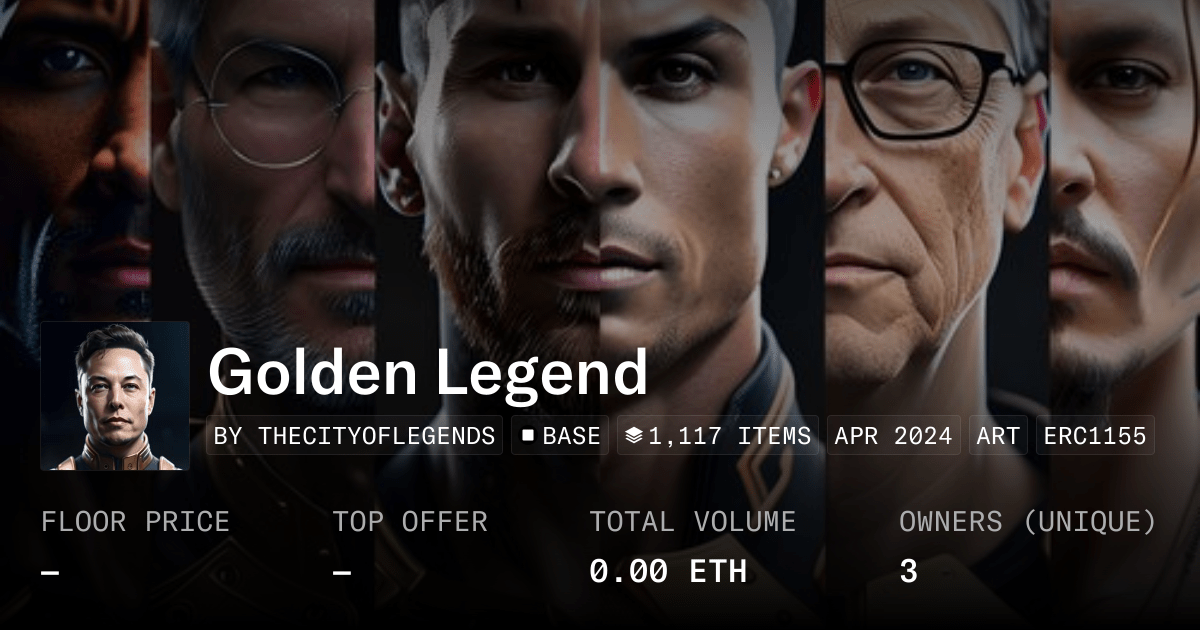 Golden Legend Collection Opensea