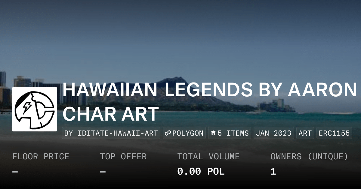 Hawaiian Legends By Aaron Char Art Collection Opensea