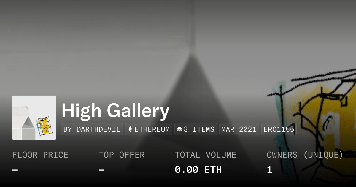 High Gallery Collection Opensea