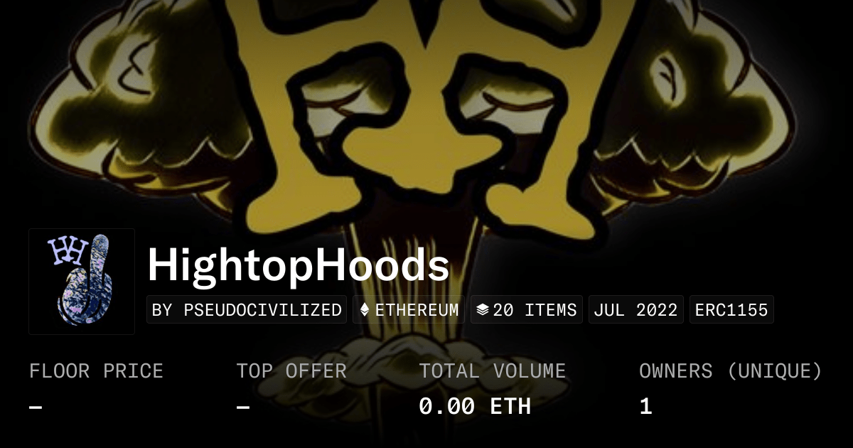 Hightophoods Collection Opensea