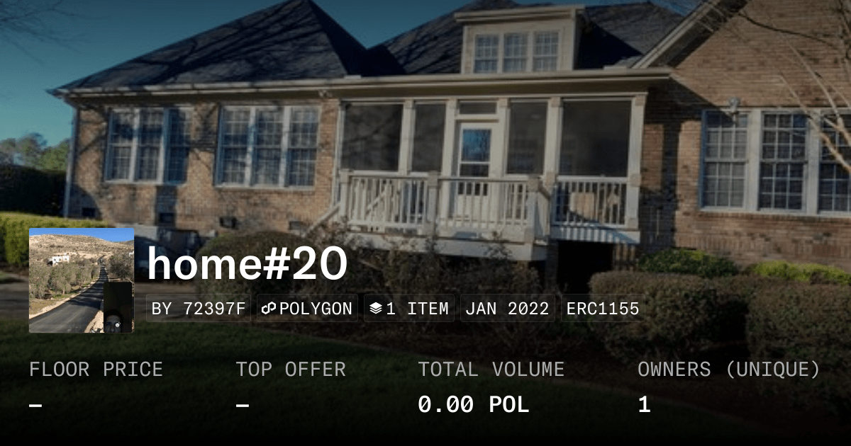 Home 20 Collection Opensea