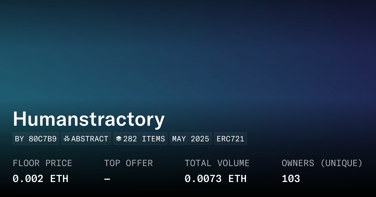 Humanstractory 0 0021 Eth Collection Opensea