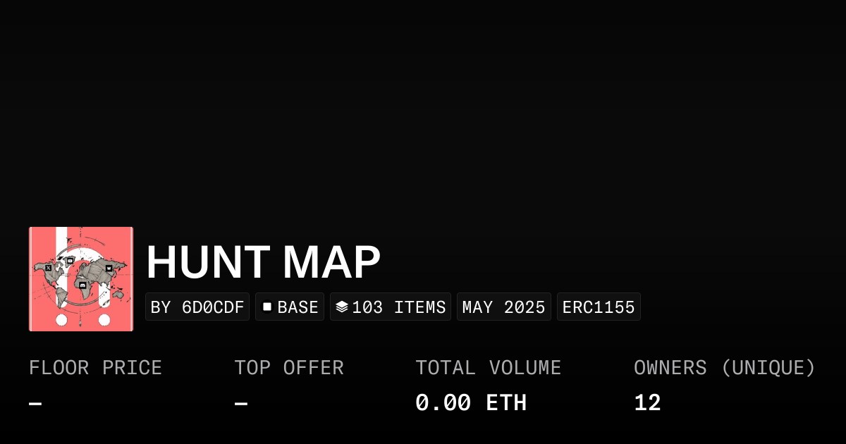 Hunt Map Collection Opensea