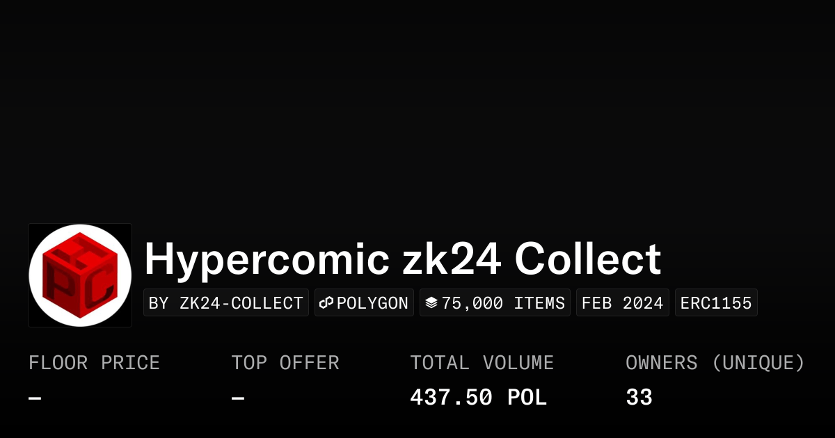 Hypercomic Zk24 Collect Collection Opensea