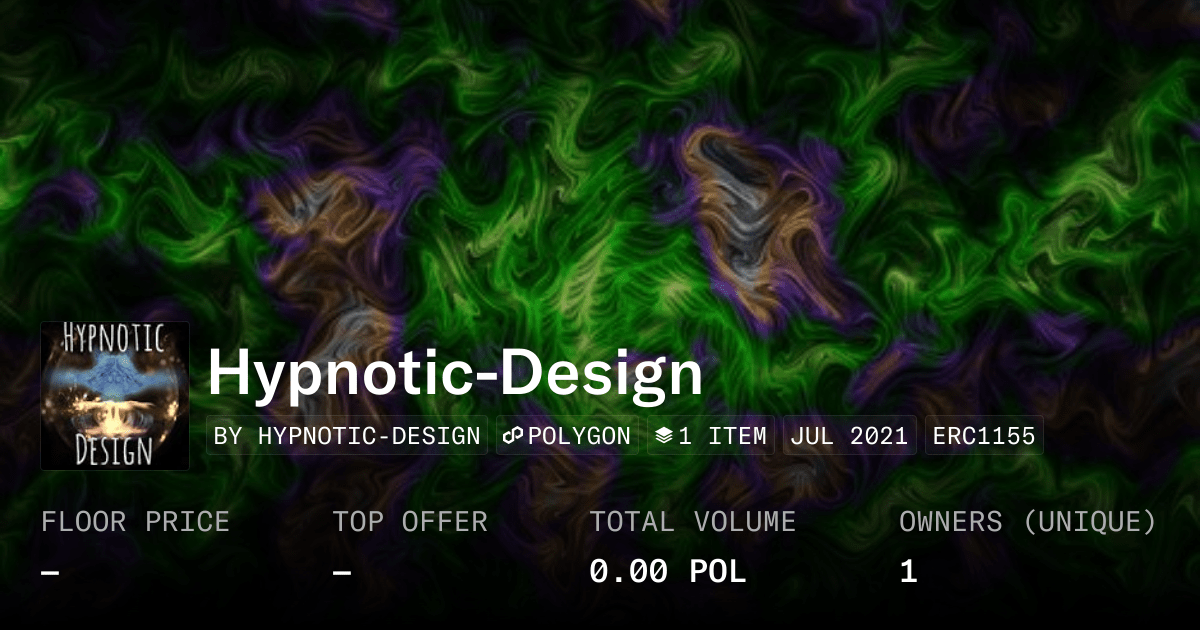 Hypnotic Design Collection Opensea