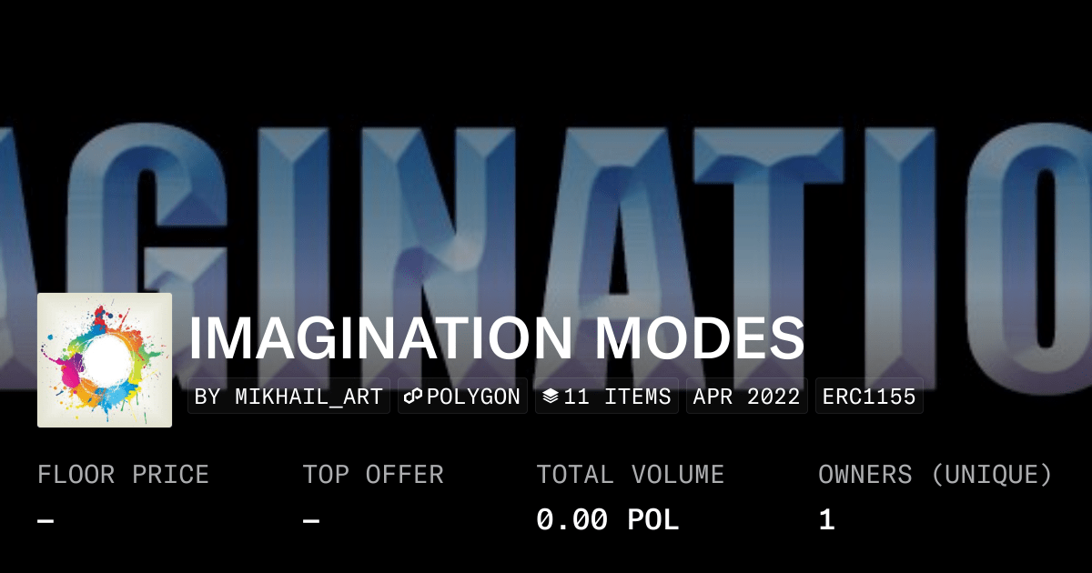 Imagination Modes Collection Opensea