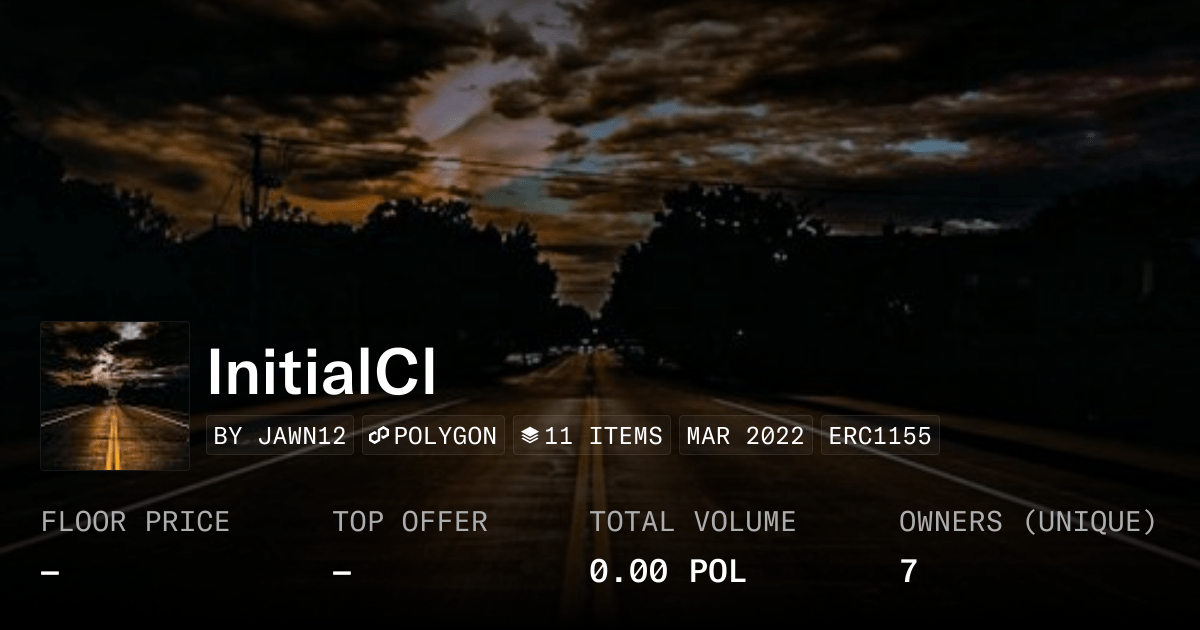 Initialcl Collection Opensea