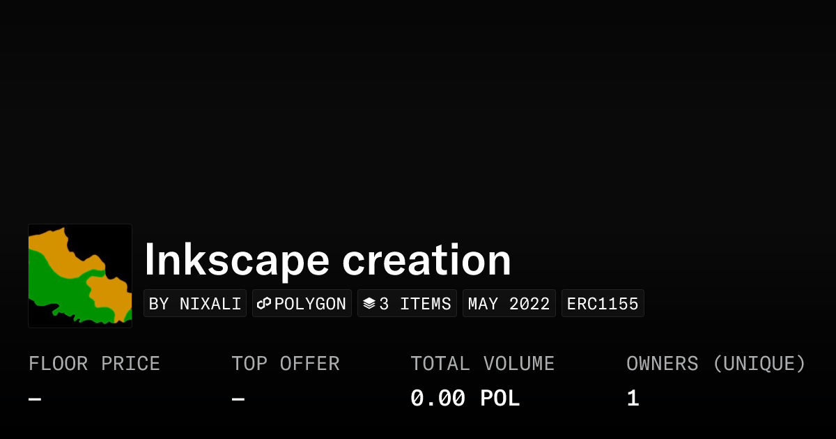 Inkscape Creation Collection Opensea