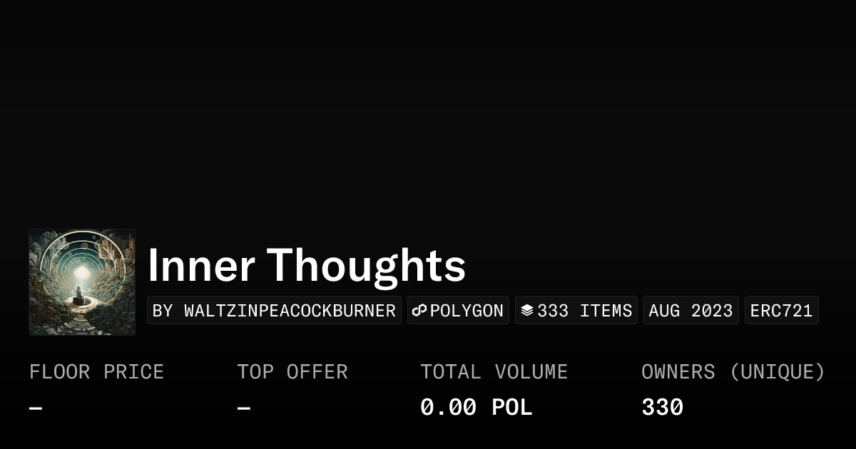 Inner Thoughts Collection Opensea